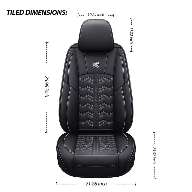 StarFire Car Cushion Four Seasons Universal Full Leather Seat Cover ...
