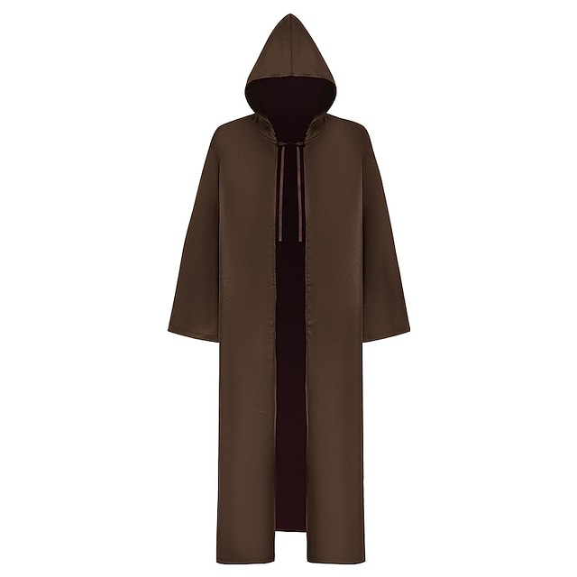 Obi-Wan Kenobi Anakin Skywalker Jedi Knight Cosplay Costume Hooded ...
