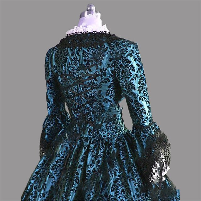 Rococo Victorian Cocktail Dress Floor Length Dress Party Costume ...