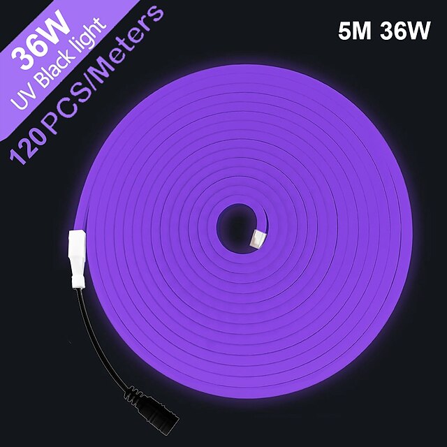 LED UV Silicone Waterproof Light with Halloween Atmosphere Neon Orange ...