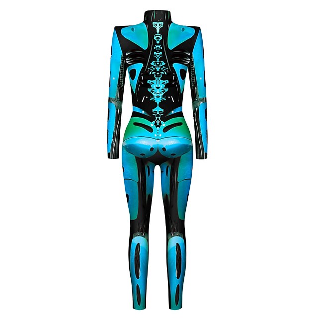 Carnival Costume 2026 Skeleton Skull Carnival Cosplay Costume Skin Suit ...