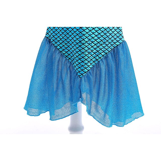 Mermaid Mermaid Tail Aqua Princess Dress Theme Party Costume Cosplay ...