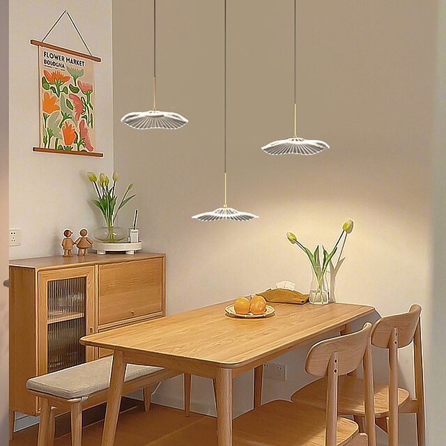 Ceiling Pendant Light 3/4/5/6 Head Modern Creative Lotus Leaf Office ...