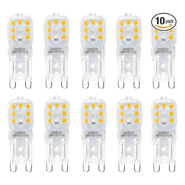 10pcs G9 LED Light Dimmable bulb 3W 5W SMD 2835 Spotlight For Crystal ...
