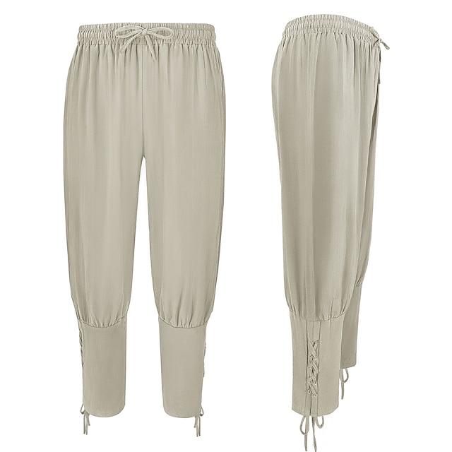 Retro Vintage Medieval 17th Century Masquerade Pirate Pants Knight ...