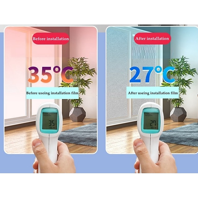 Window Sun Shade Film Home Sunshade Protector Pad Aluminum Foil Anti-UV ...