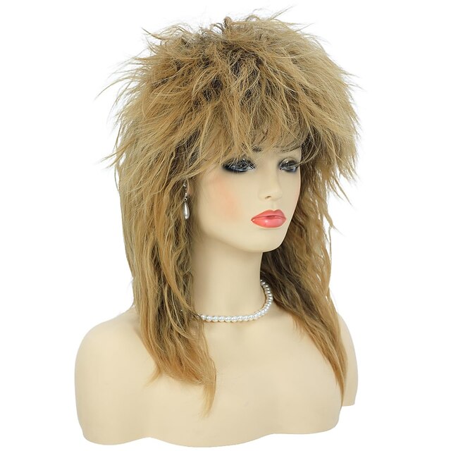 80s Tina Rock Diva Costume Wig for Women Big Hair Blonde 70s 80s Rocker ...