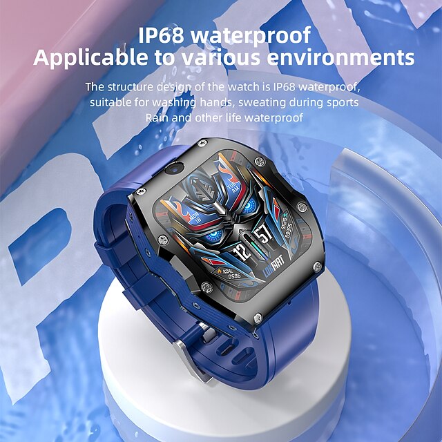 LOKMAT APPLLP 3 MAX Smart Watch 2.02 inch 4G LTE Cellular Smartwatch ...