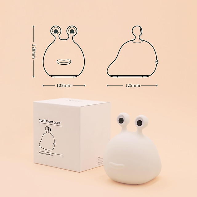 Slug Bug Light Slug Night Light Dont Bug Slug USB Rechargeable Silicone ...