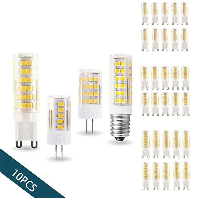 10pcs Brightest G9 G4 E14 LED Lamp AC220V 3W 5W 7W Ceramic SMD2835 LED ...