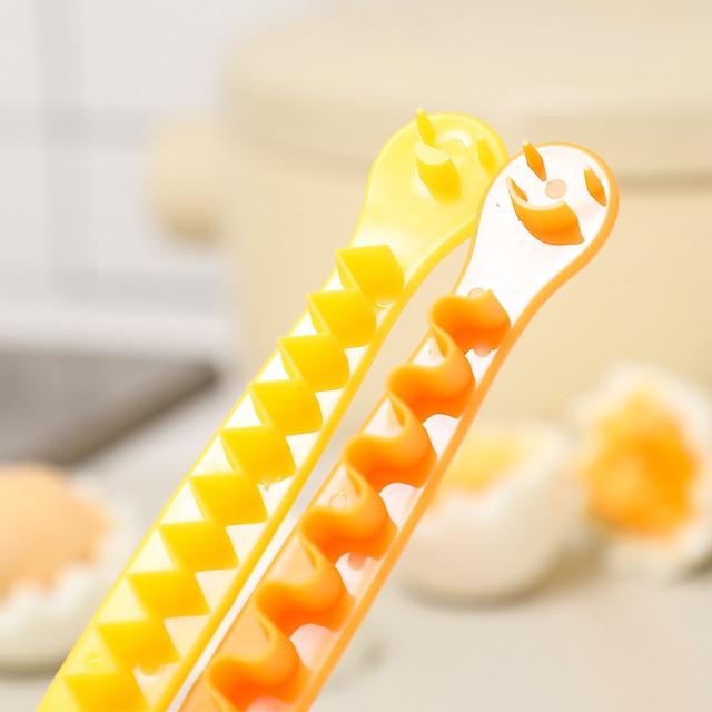 2Pcs/set Fancy Cut Eggs Cooked Eggs Cutter Home Boiled Eggs Creative ...
