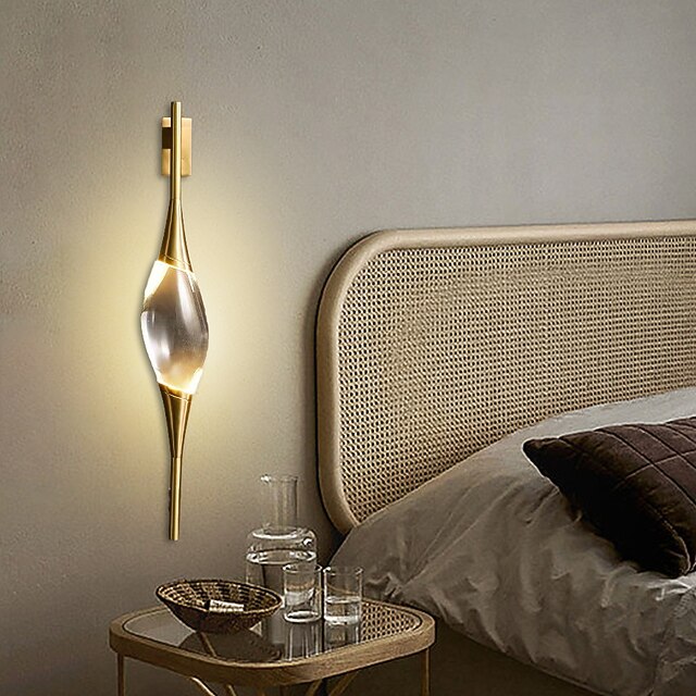 Crystal Wall Light Indoor Liner Design 60cm Minimalist Design Wall ...