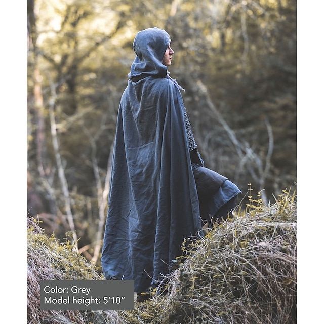 Vintage Inspired Medieval Outfits Masquerade Hoodies Robe Viking Ranger ...