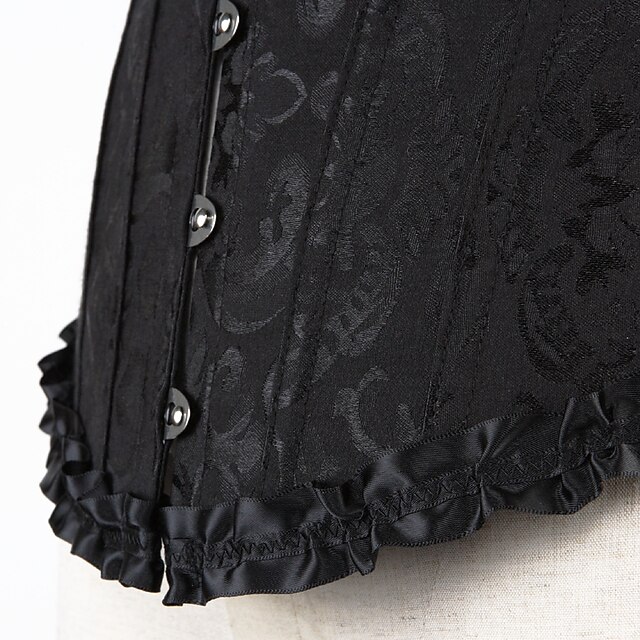 Rococo Overbust Corset Masquerade Overbust Corset Cosplay Jacquard ...