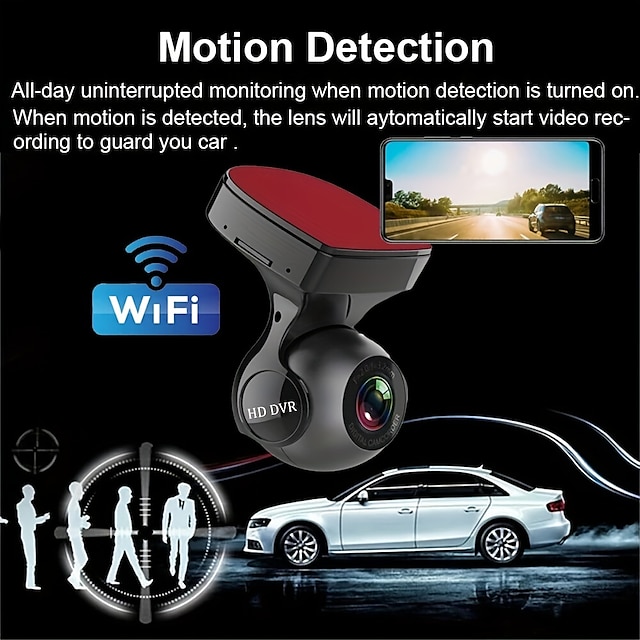 Dash Cam WiFi Front Car Camera Dash Camera Car Driving Recorder With ...