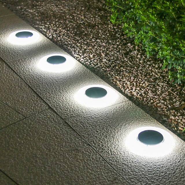 Solar Under Ground Light 28LED Outdoor Waterproof Lawn Light Deck Light ...