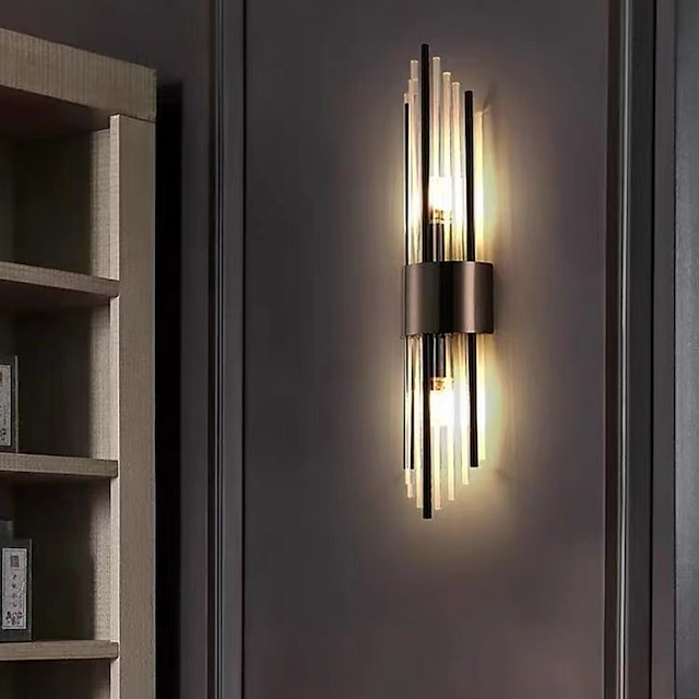 LED Wall Light Crystal Modern Wall Lamp Wall Sconces Bedroom Dining ...