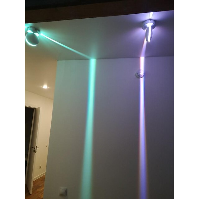 LED Window Sill Light Colorful Remote Corridor Light 360 Degree Ray ...