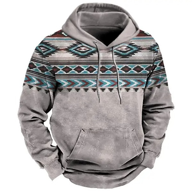 Tribal Graphic Prints Daily Ethnic Classic Men's 3D Print Hoodie ...