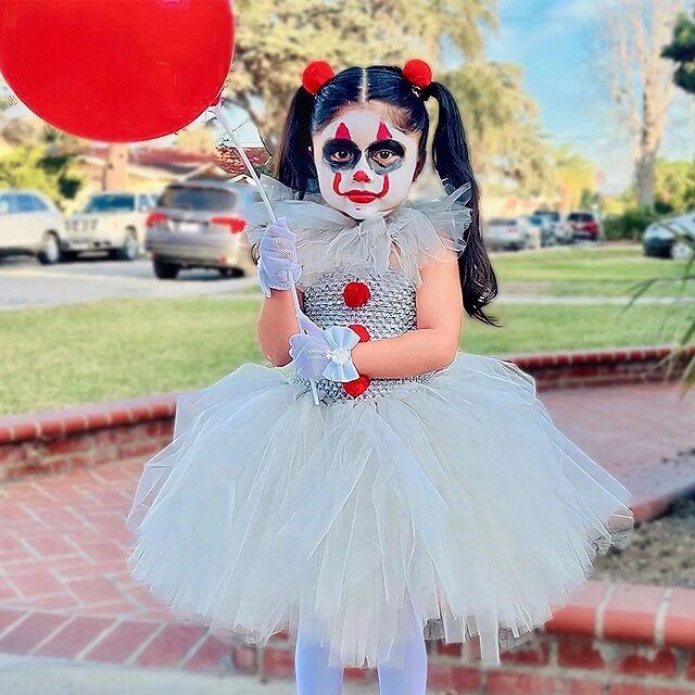 Es Clown Pennywise Faschingskostüme Kleid Cosplay Kostüm Tutu Kinder ...