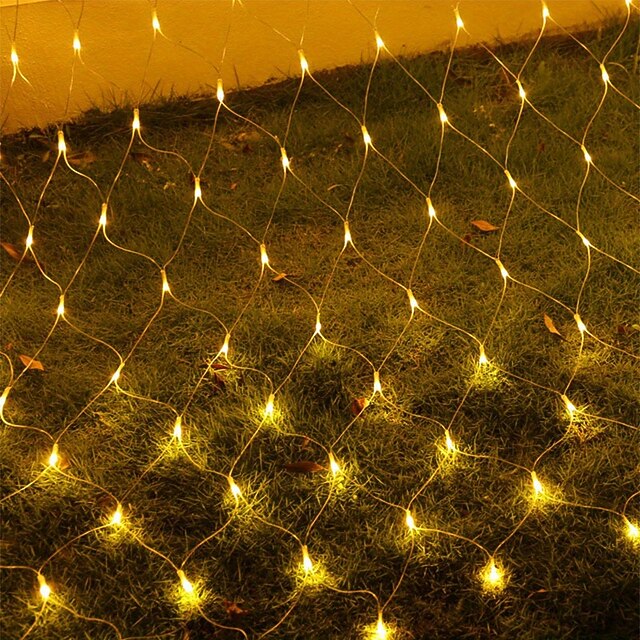 LED Net Mesh Fairy String Light 8*10 6*4M Flexible Window Curtain ...