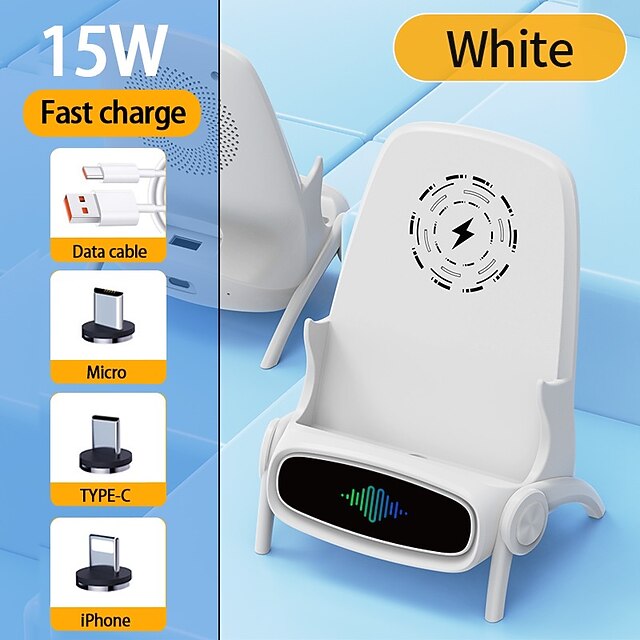 Wireless Charger 15 W Output Power 2 Port Wireless Charging Stand CE ...