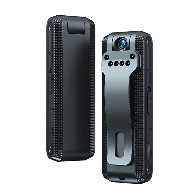 1080P HD Video Recorder Mini Hidden Camera Clip IR Night Cam Back Clip ...
