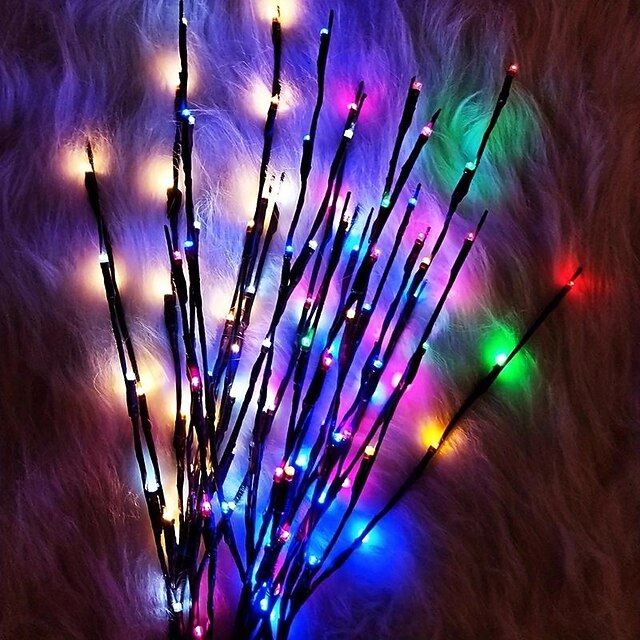 Warm White Led Branch Light, Battery Operated Lighted Branches Vase ...