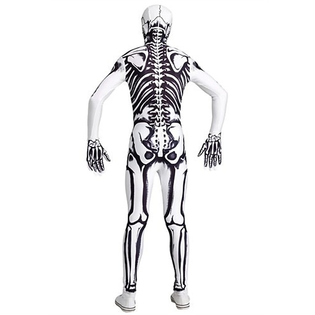 Full Body Suit Cosplay Costume Bodysuits Skeleton Skull Zalgo Monster ...