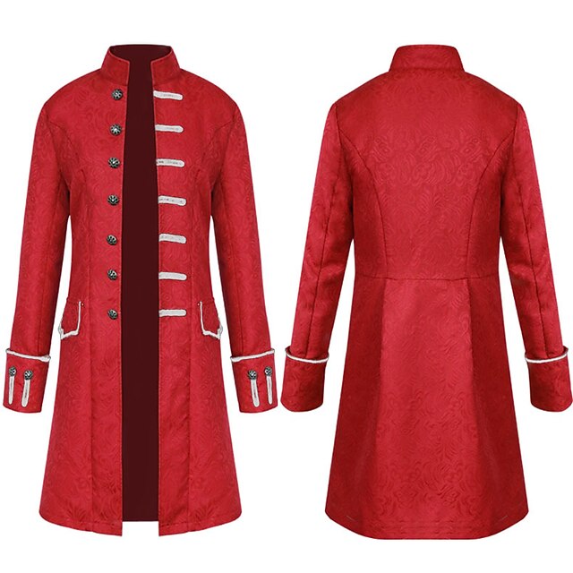 Men's Coat Cosplay Costumes Theme Party Cosplay with Pockets Spring ...