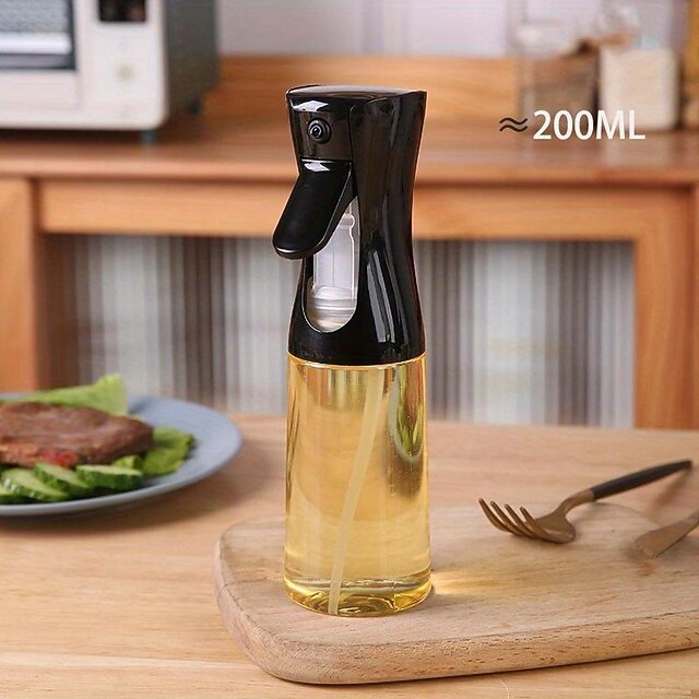 1pc, Baking Oil Sprayer Bottle, Cooking Oil Dispenser, 200ML/300Ml PET ...