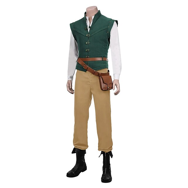Tangled Flynn Rider Costume Adult Mens Halloween Costume Prince Costume ...