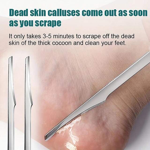 Stainless Steel Foor Knife Foot Dead Skin Remover Toe Nail Shaver Feet ...
