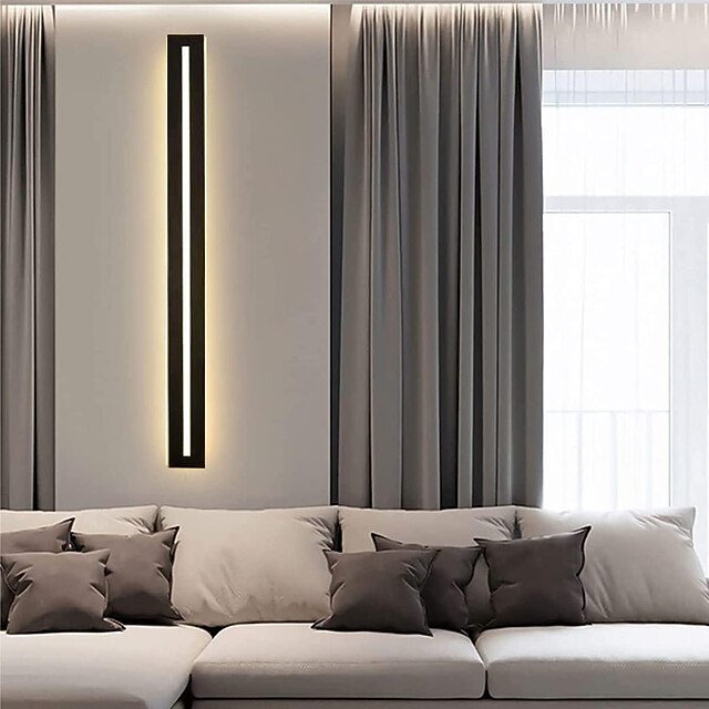 Modern LED Wall Light, Indoor/Outdoor IP65 Waterproof Garden Light40/60 ...