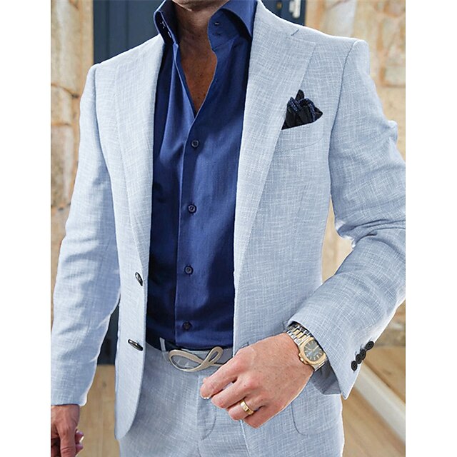 Men's Suits Cocktail Attire Blazer Business Formal Evening Wedding ...