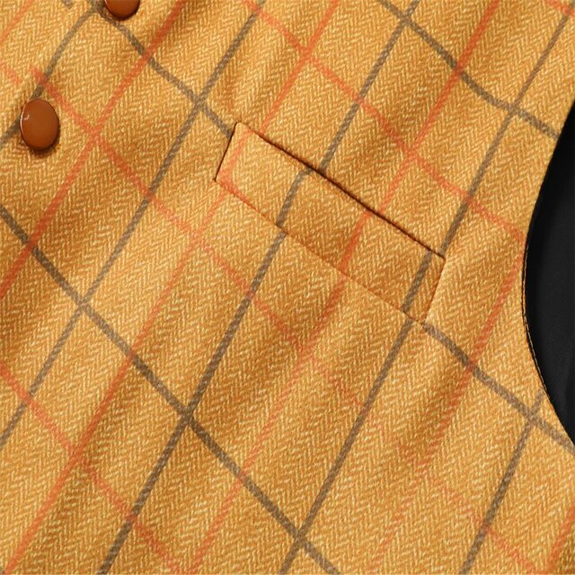 Men's Vest Waistcoat Daily Wear Going out Vintage Fashion Spring & Fall ...