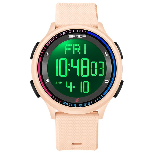 SANDA 6158 Men LED Digital Military Watch Man Sports Watches Outdoor ...