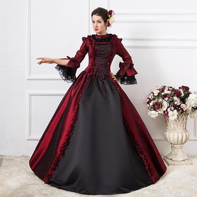 Gothic Victorian Vintage Inspired Dress Party Costume Prom Dress ...