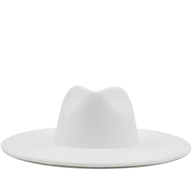 Punk Gothic Wide Brim Hat Fedora Hat Witchy Stiff Women's Fashion ...