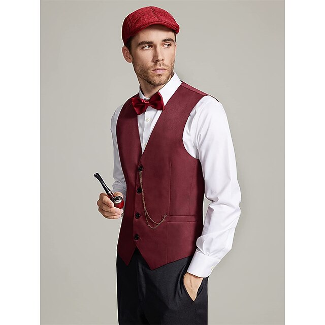 Roaring 20s 1920s Flapper Dress Outfits Waistcoat The Great Gatsby ...