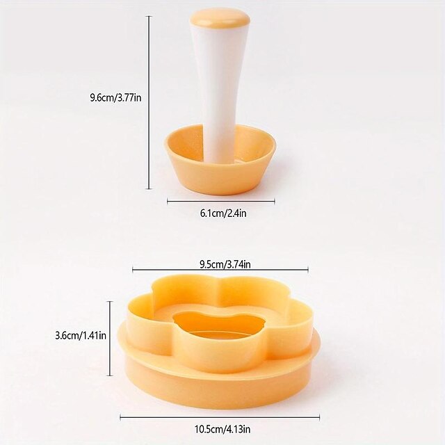 2pcs Flower Pastry Cutter and Tart Tamper Set - Perfect for Baking ...