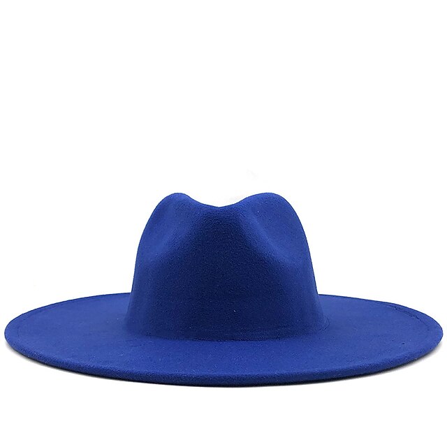 Punk Gothic Wide Brim Hat Fedora Hat Witchy Stiff Women's Fashion ...