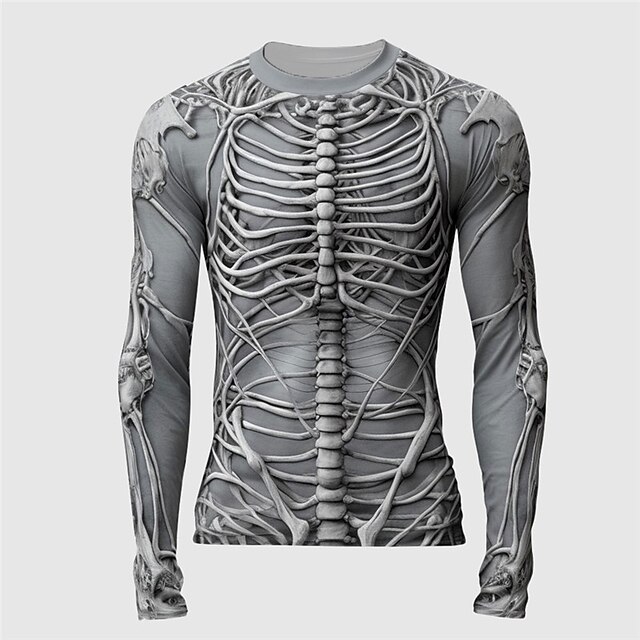 Graphic Skeleton Skulls Fashion Designer Casual Men's 3D Print T shirt ...