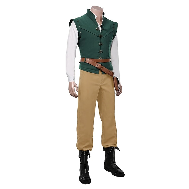 Tangled Flynn Rider Costume Adult Mens Halloween Costume Prince Costume ...