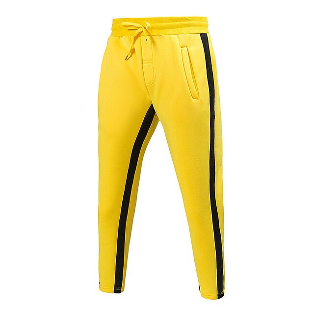 Mens Sweatpants Joggers Straight Leg Sweatpants Pocket Drawstring