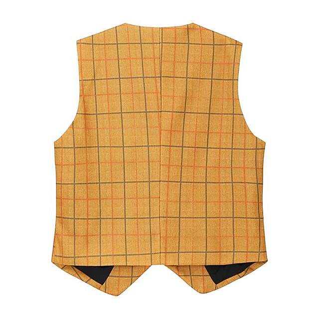 Men's Vest Waistcoat Daily Wear Going out Vintage Fashion Spring & Fall ...