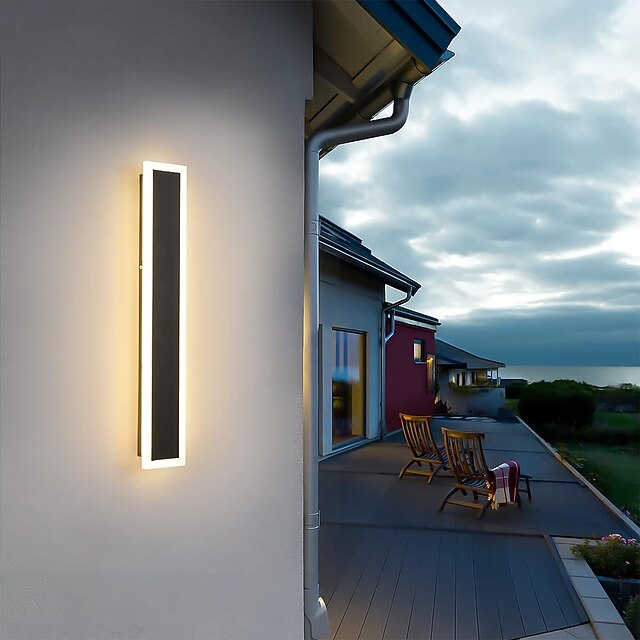 Outdoor Matte LED Modern Outdoor Wall Lights Indoor Wall Lights Living ...