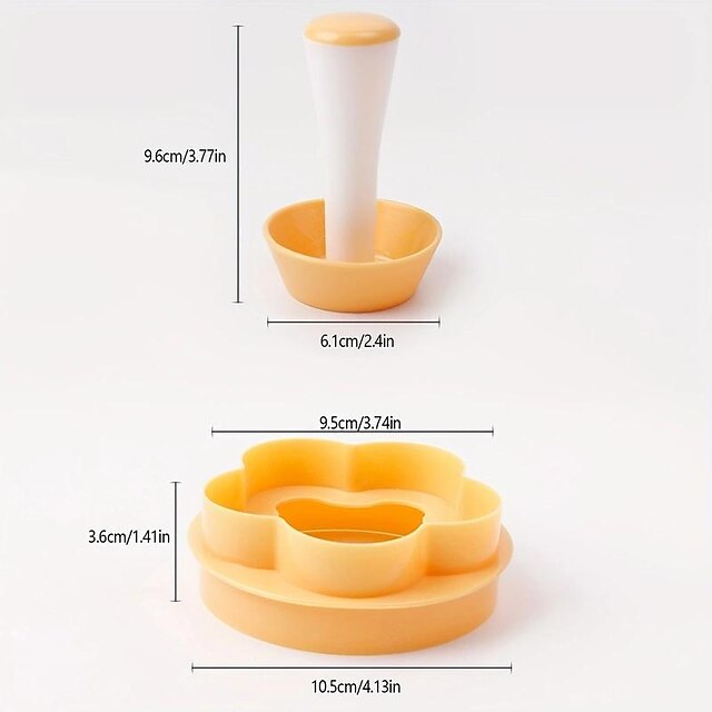 2pcs Flower Pastry Cutter and Tart Tamper Set - Perfect for Baking ...