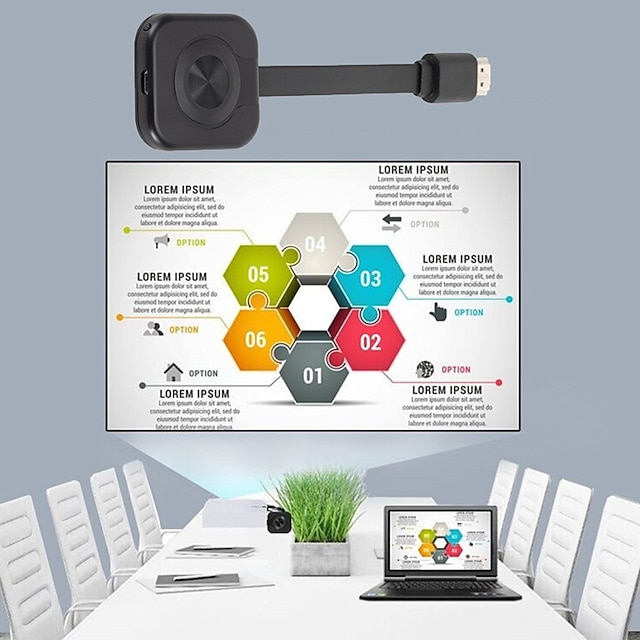 Wifi Wireless HDMI Mirror Screen Display Adapter TV Miracast Dongle For ...