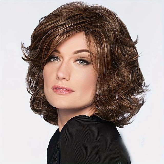 Synthetic Wig Straight Neat Bang Wig Short A1 A2 A3 A4 Synthetic Hair ...